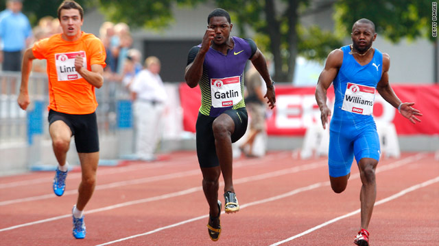 Justin Gatlin Running