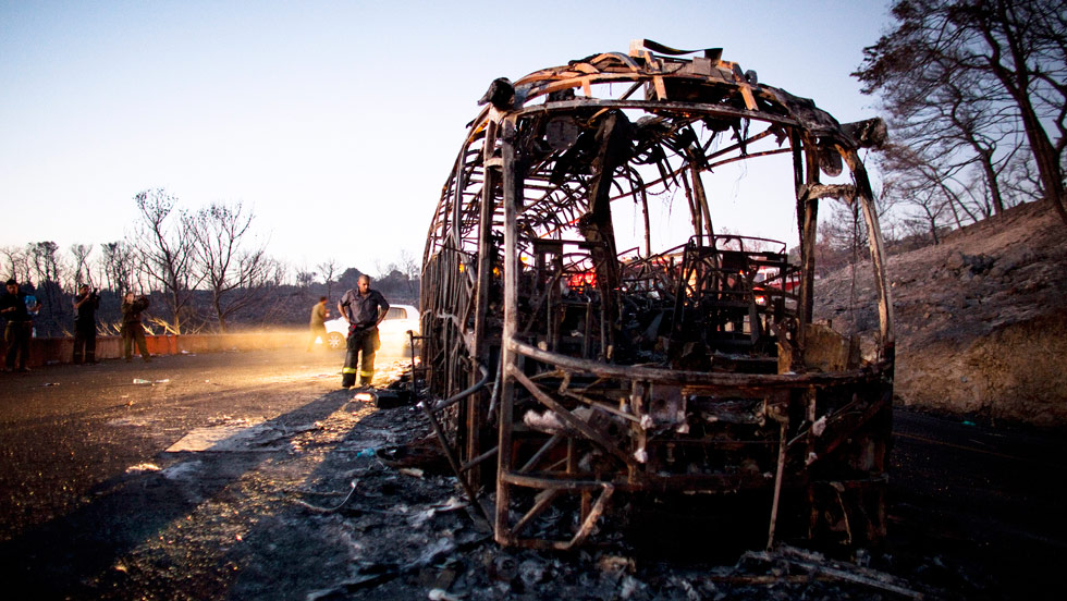 Israeli wildfire: Photos