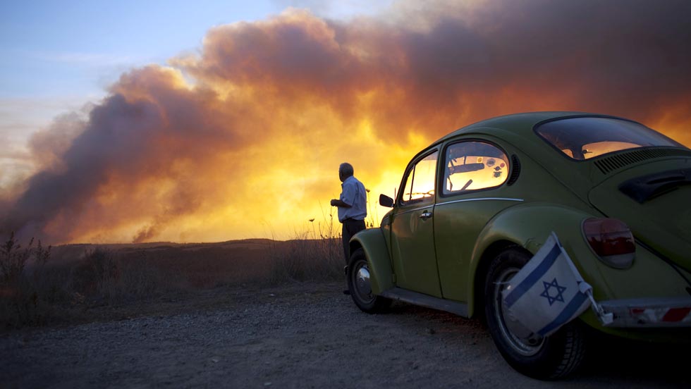 Israeli wildfire: Photos