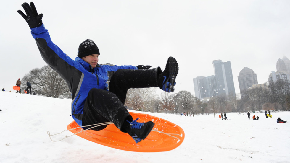 Photos: Southern snow