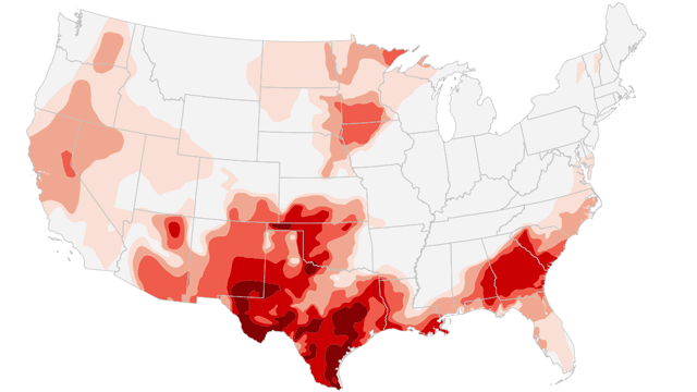 Animated map: U.S. drought in 2012