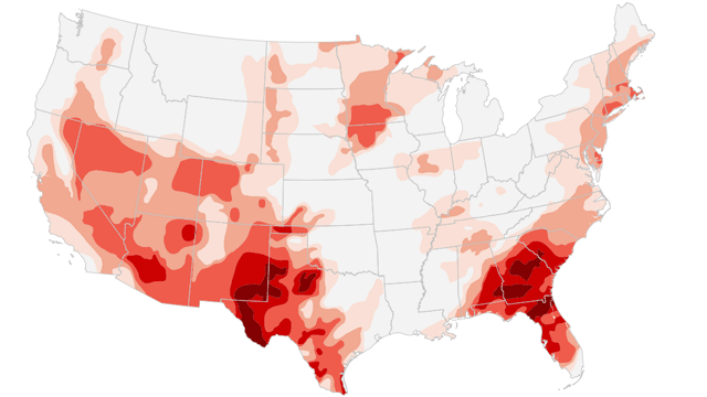 Animated map: U.S. drought in 2012