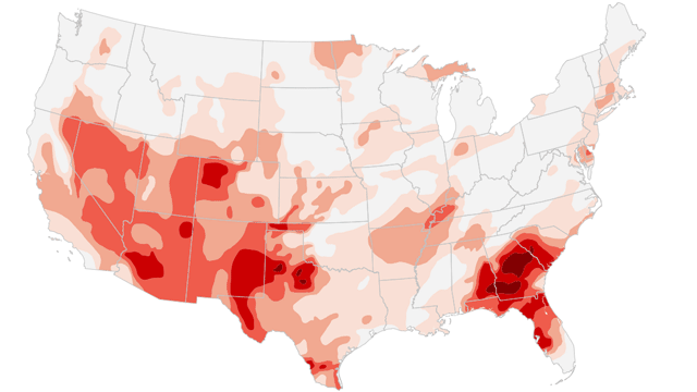 Animated map: U.S. drought in 2012