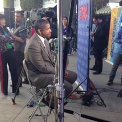 On the scene with the Oscar nominees