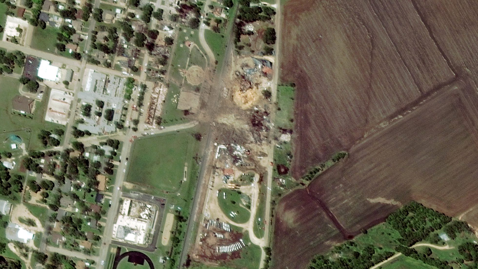 Before and after: Texas plant explosion